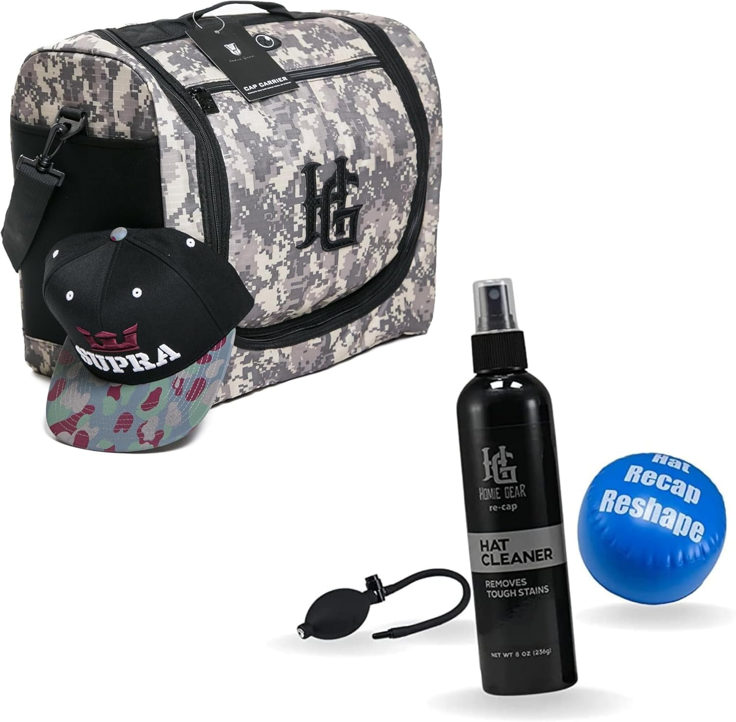 Authentic 24 Cap Carrier Case - Desert - Camo with Homie Gear’s Hat ...