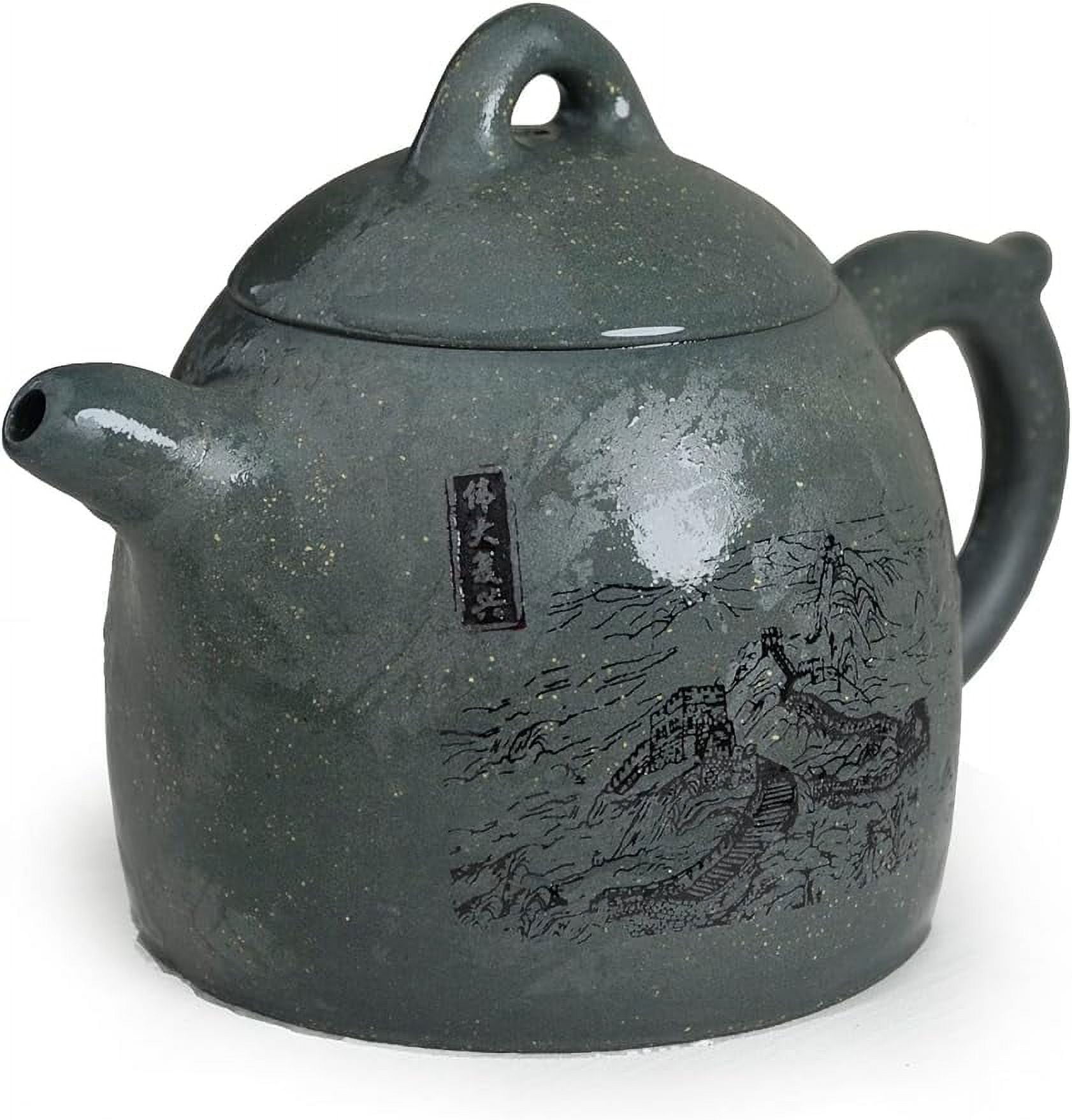 Authentic 7.8oz Yixing Clay Teapot with Genuine Zisha - Classic Qinquan ...