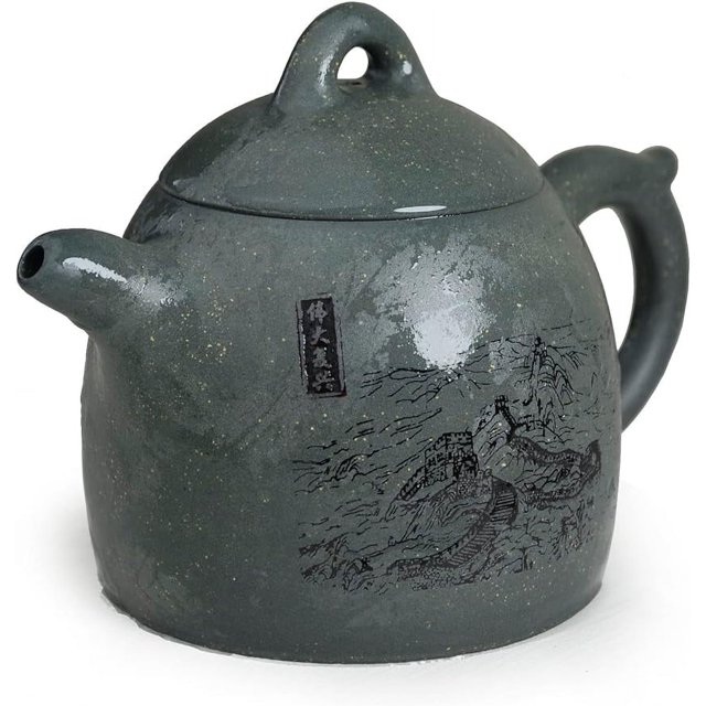 Authentic 7.8oz Yixing Clay Teapot with Genuine Zisha - Classic Qinquan ...