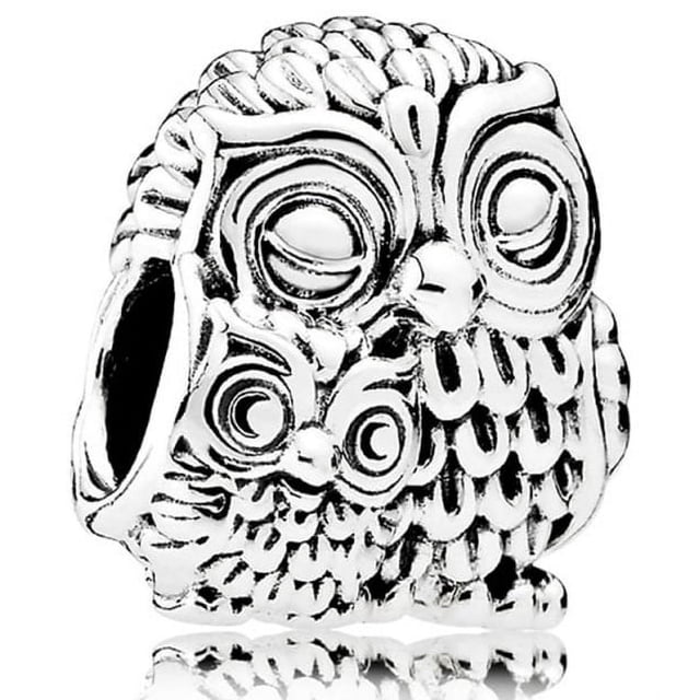 Authentic 791966 Charming Owls Charm - Walmart.com