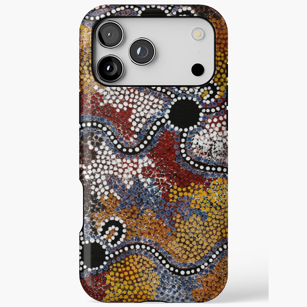 Authentic Aboriginal Art Travels Protective and Compatible iPhone 11-17 ...