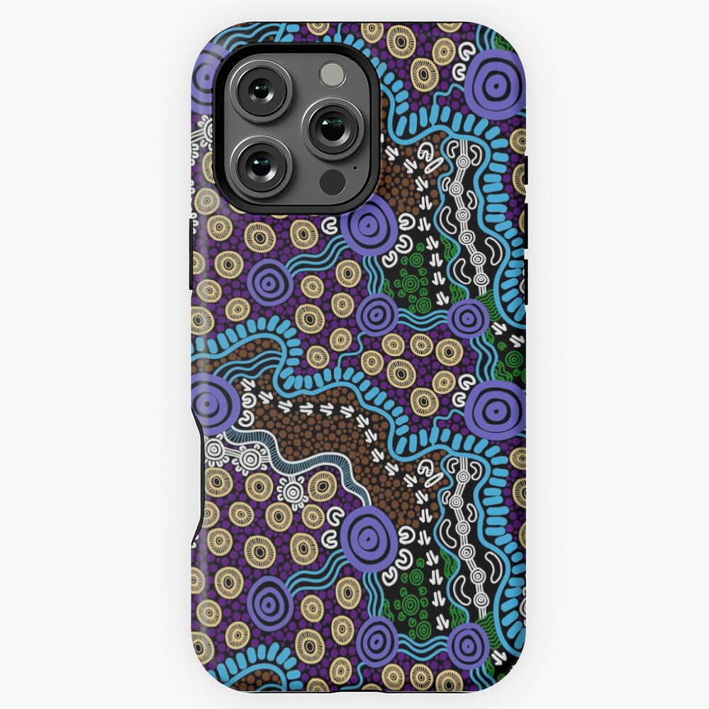 Authentic Aboriginal Dot Painting Indigenous Cultural Pattern Art Phone ...