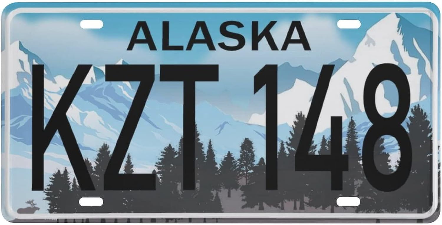 Authentic Alaska License Plate Personalized License Plates Alaska North ...