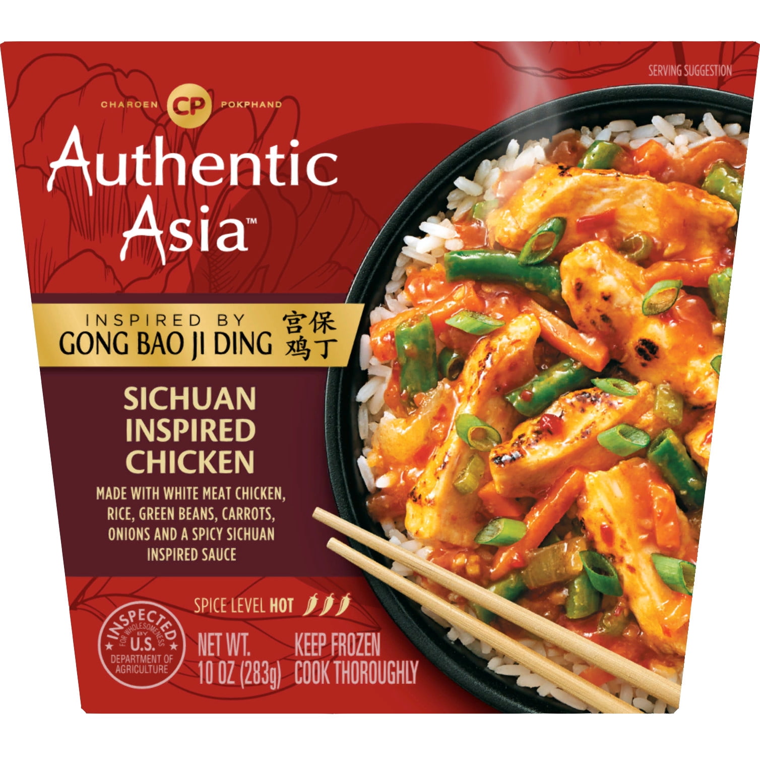 Authentic Asia Sichuan Inspired Chicken Meal 10oz (Frozen Dinner ...