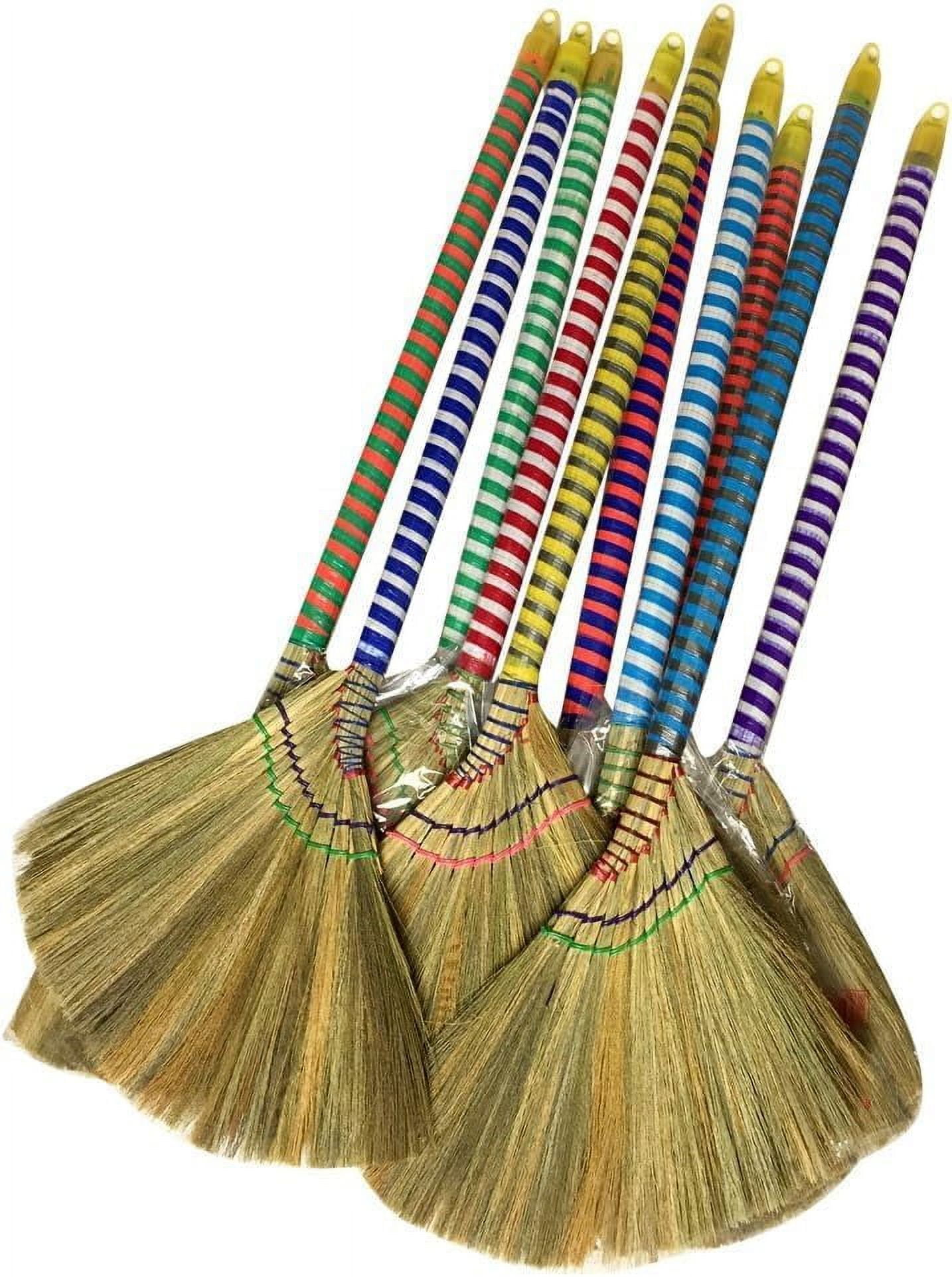 Authentic Asian Broom Set of 3 Packs - Premium Vietnamese Straw Broom ...