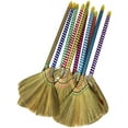 Authentic Asian Broom Set of 3 Packs - Premium Vietnamese Straw Broom ...
