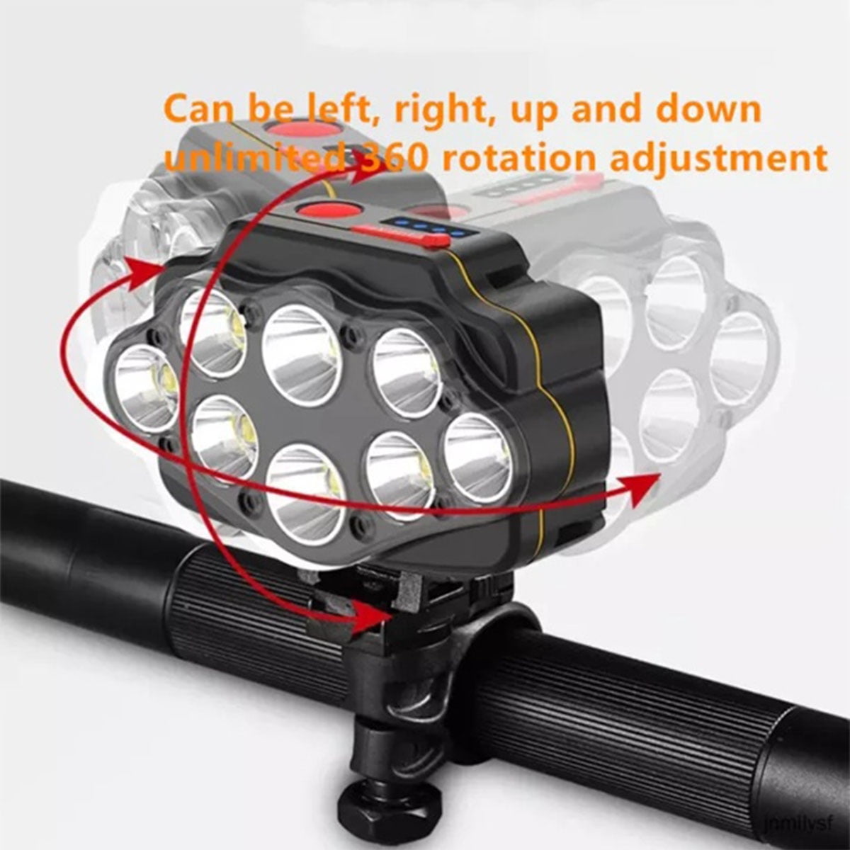 Authentic Bicycle Light XPG Bright Headlight USB Chargeable Glare Super ...