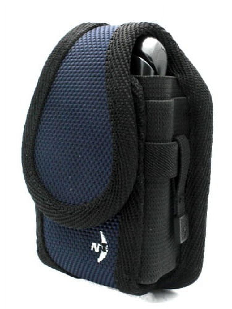 Nite Ize Blue Rugged Canvas Belt Clip Case for Alcatel, Doro, Kyocera ...