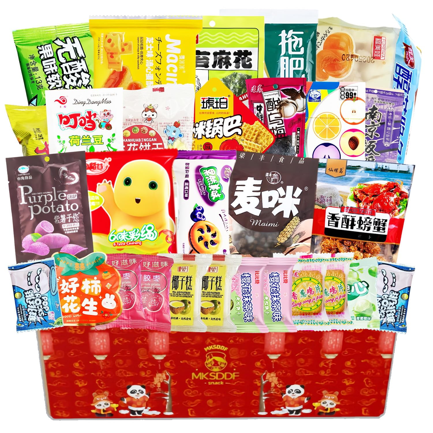 Authentic Chinese Snack Gift BDF32 Basket 30-Piece - Ultimate Asian ...