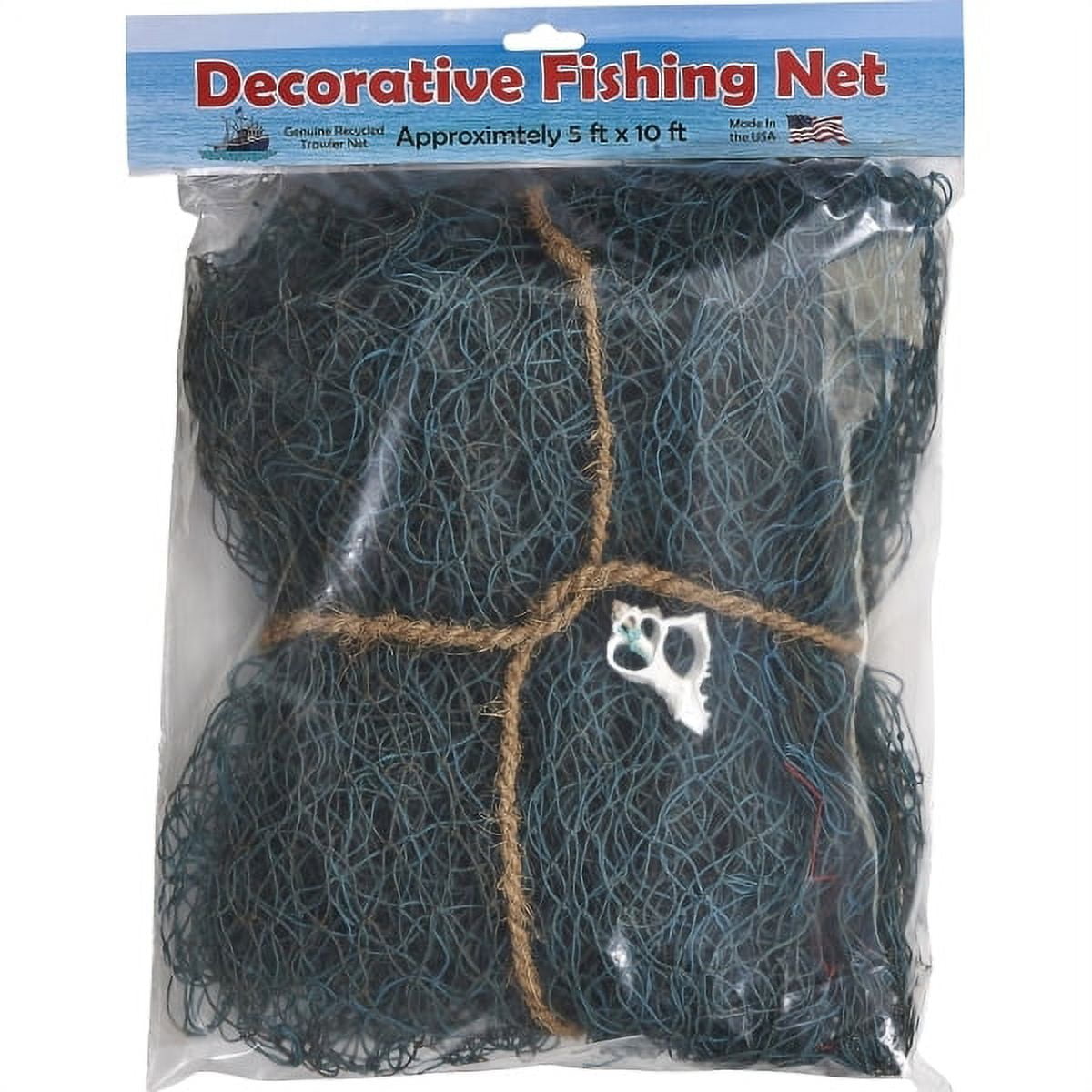 Authentic Fishing Commercial Casting Trawler Net 5x10' (Color will vary ...
