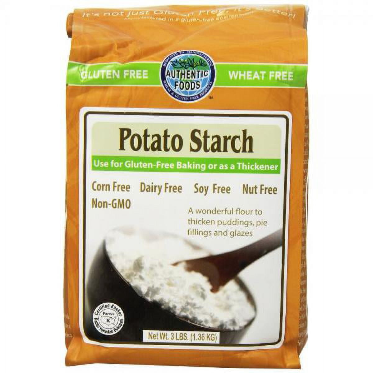Authentic Foods - Gluten Free Potato Starch - 3 lbs - Walmart.com