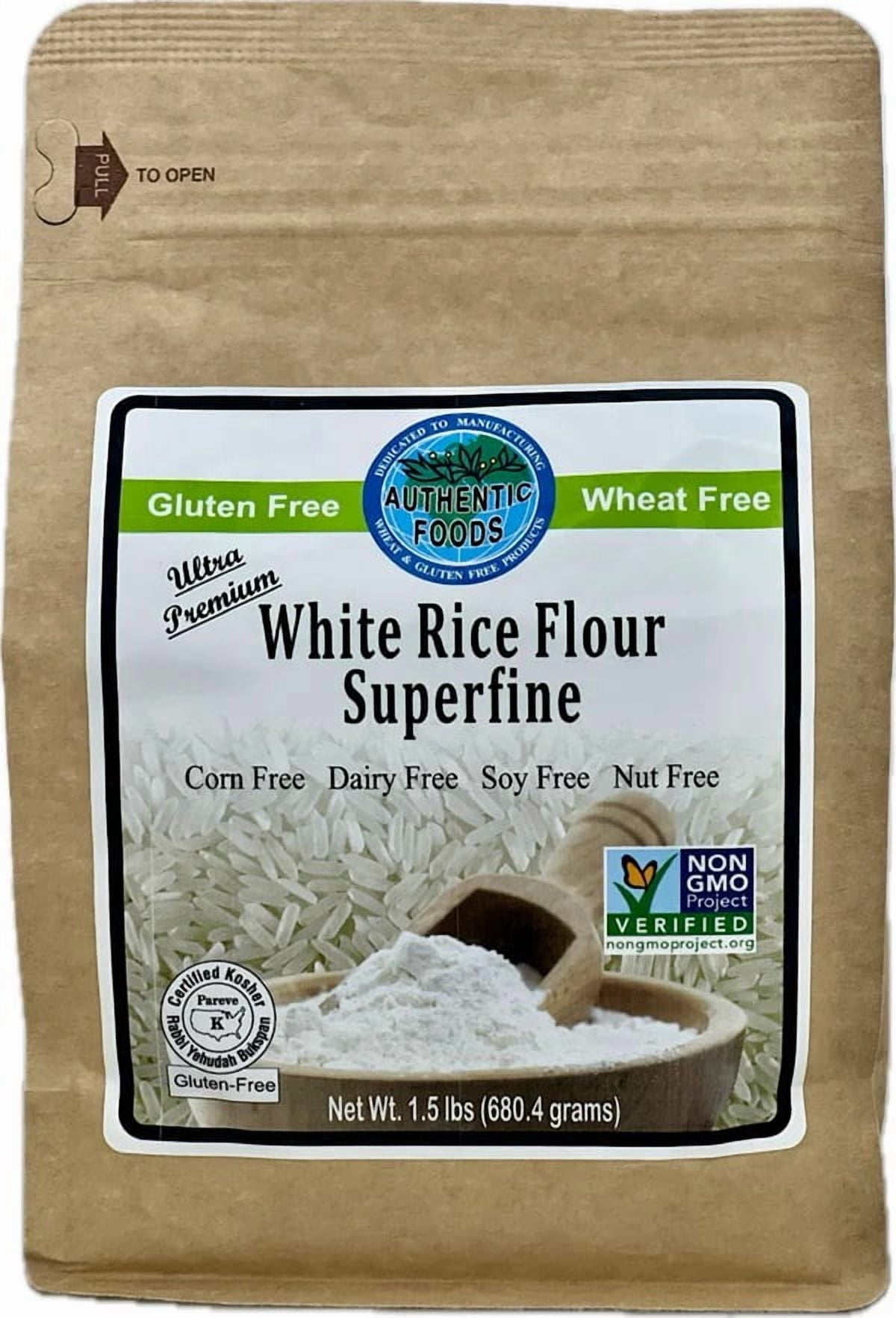 Authentic Foods Superfine White Rice Flour - Walmart.com