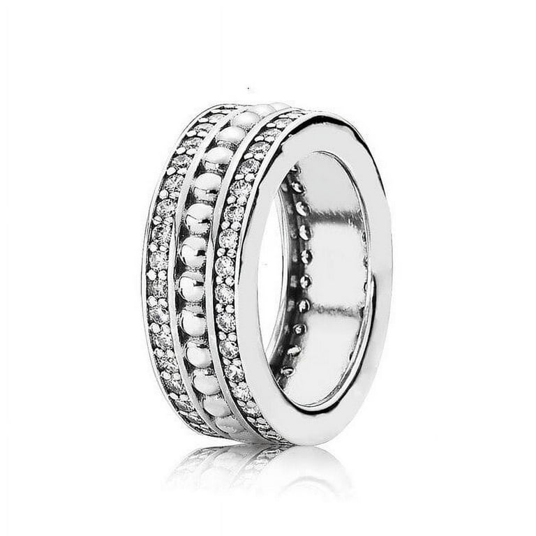 Authentic Forever Ring in 925 Sterling Silver U.S. Size 8.5 Eur Size 58 1909. Walmart