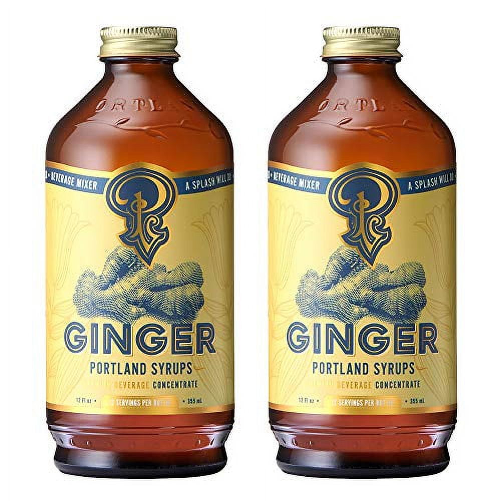Portland Syrups, Brewed Ginger Cocktail & Soda Syrup, 12 Fl Oz (Pack of ...
