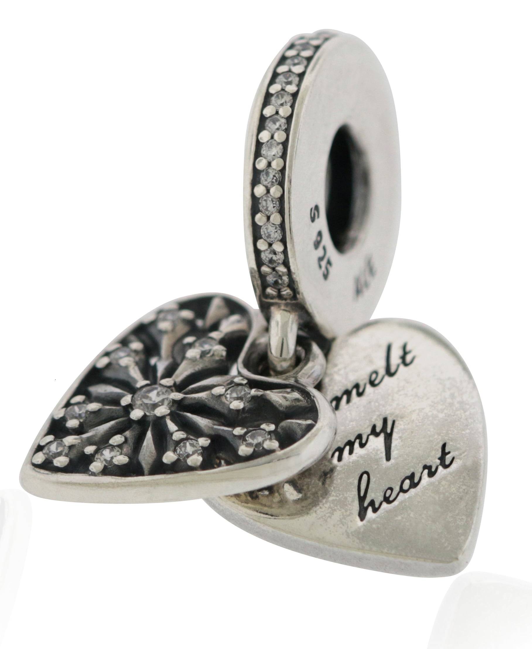 Authentic Heart of Winter Dangle Charm, Clear CZ 796372CZ - Walmart.com