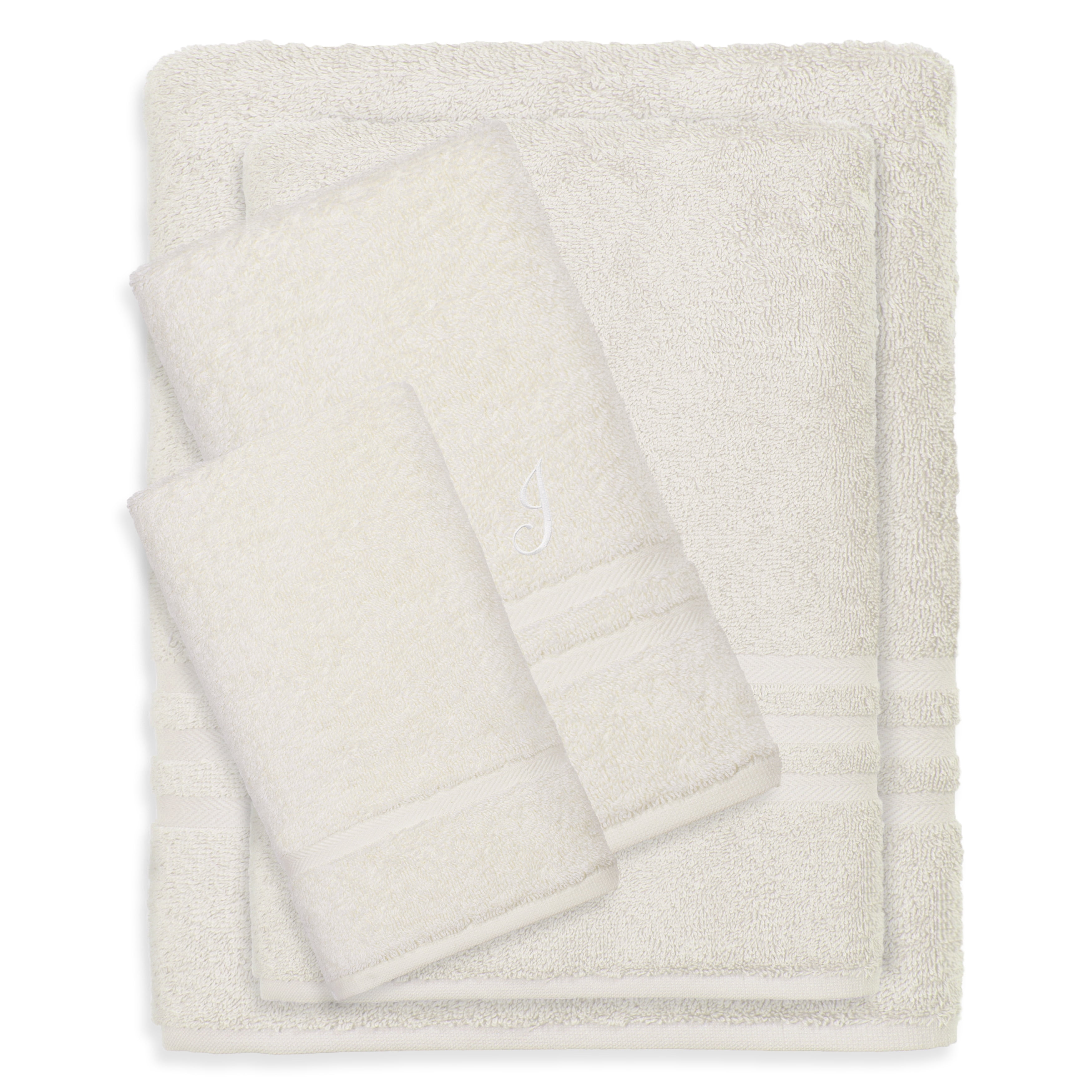 Authentic Hotel and Spa 100% Turkish Cotton 4PC Denzi Towel Set J ...