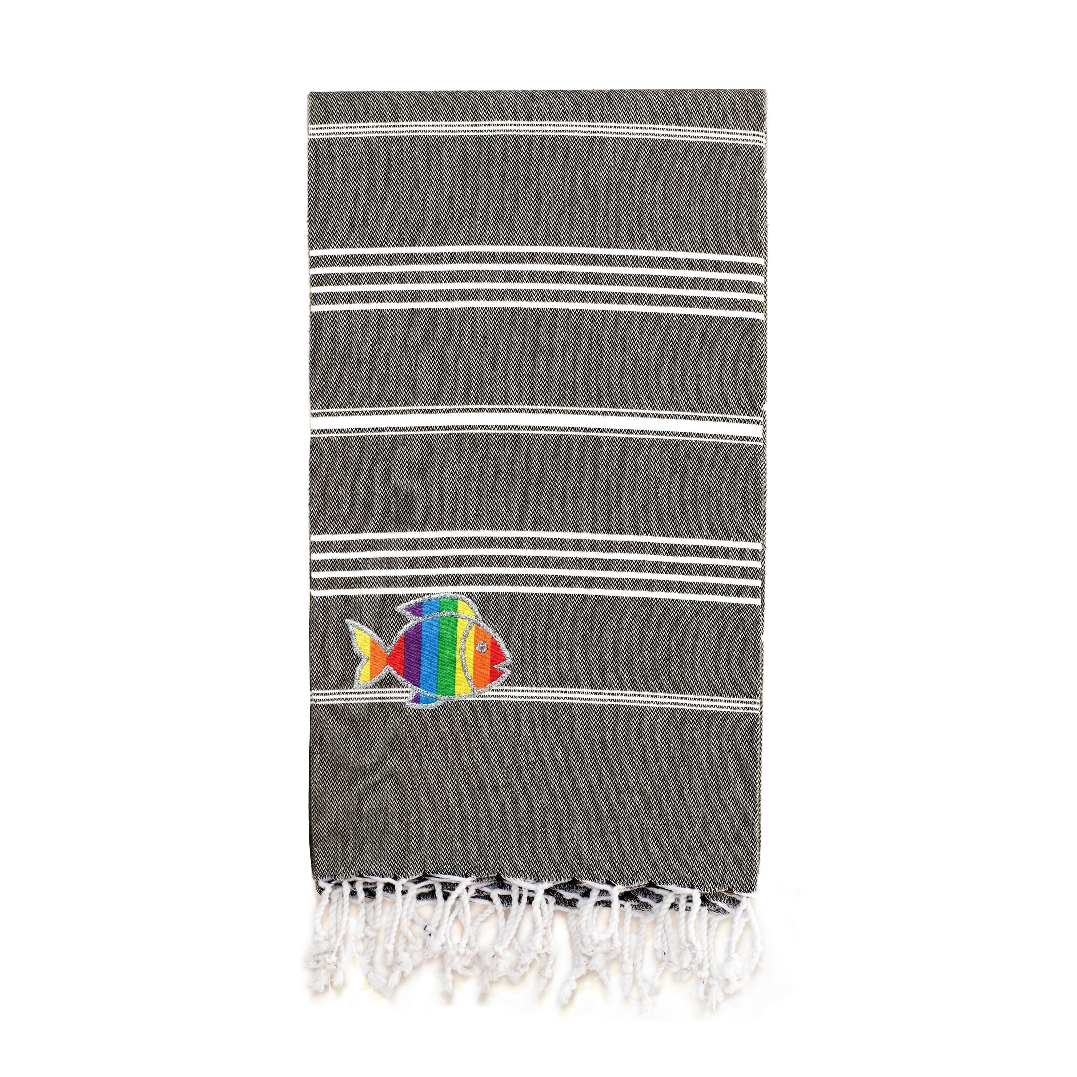 Authentic Hotel and Spa 100% Turkish Cotton Lucky Sparkling Rainbow ...