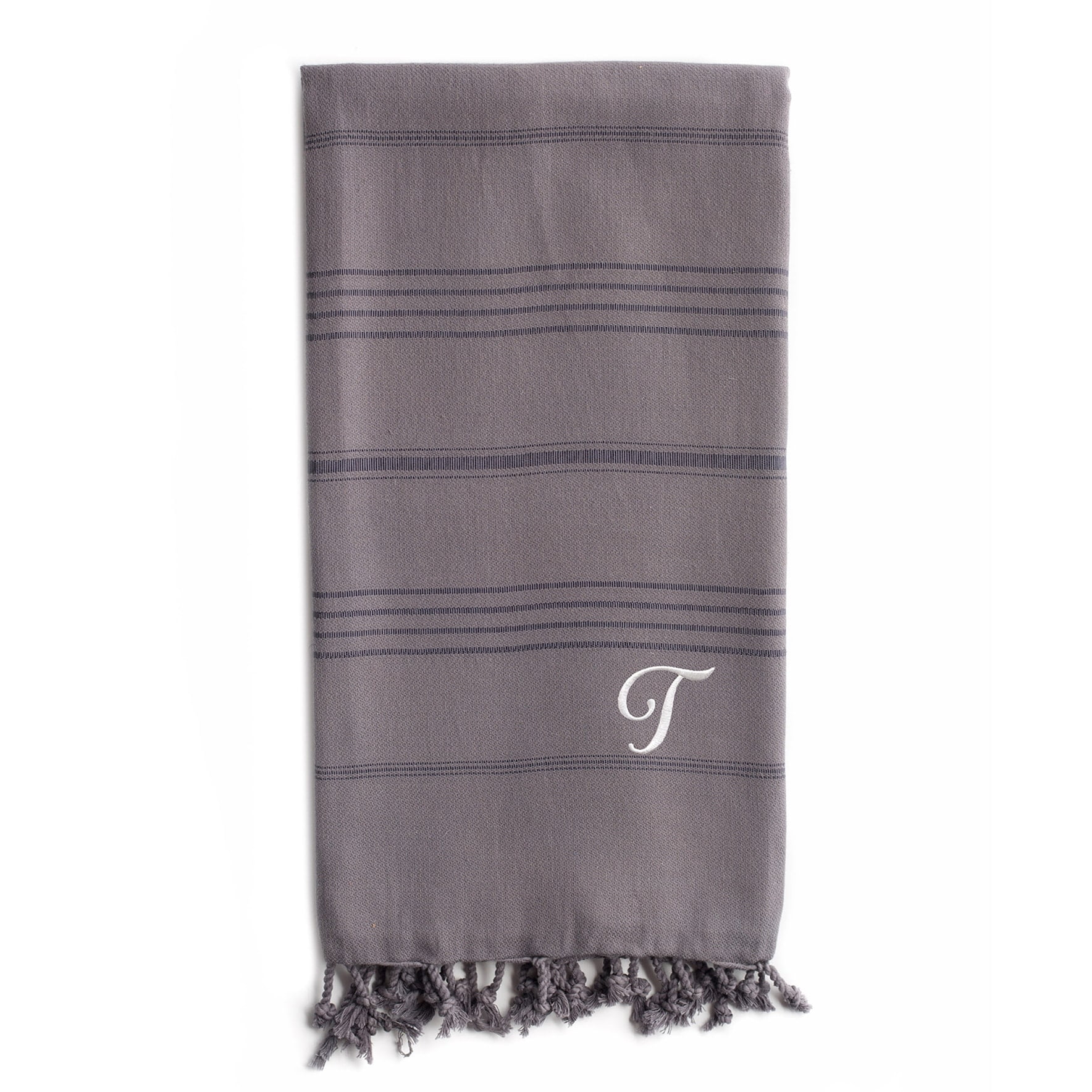 Authentic Hotel and Spa Authentic Sol Monogrammed Pestemal Fouta Grey ...