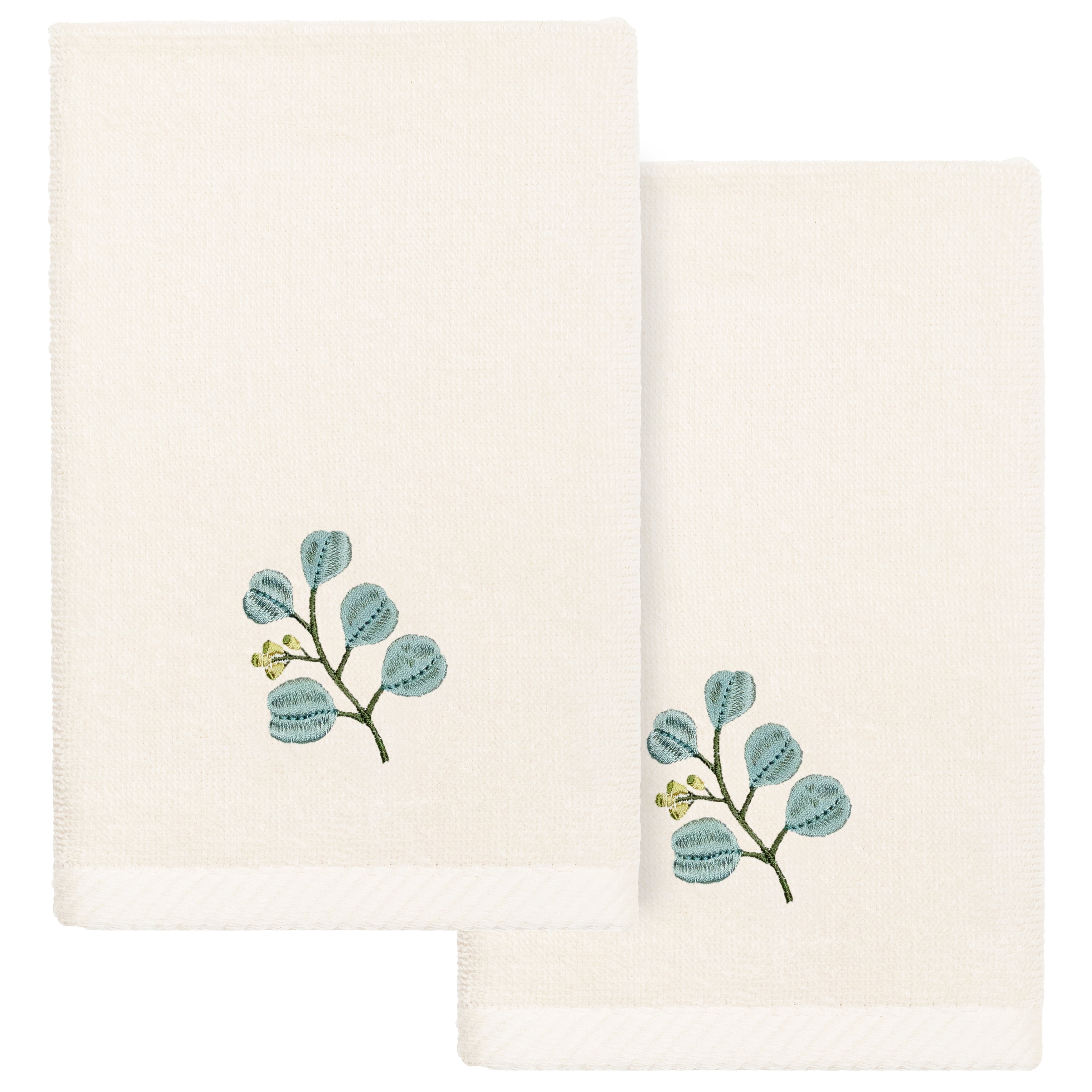 Authentic Hotel and Spa Turkish Cotton Botanica 2 PC Towel Set Beige ...