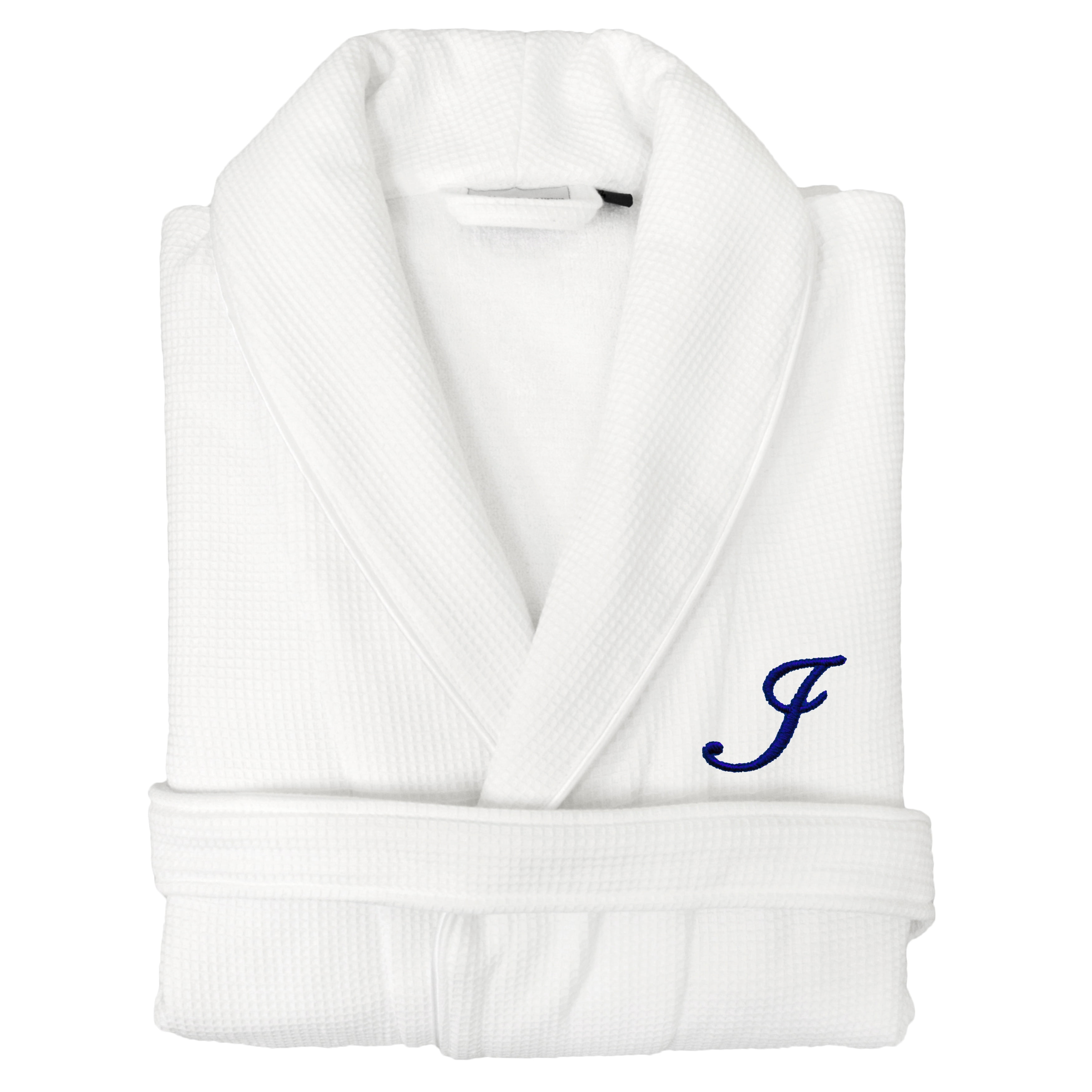 Authentic Hotel and Spa Unisex Navy Blue Monogrammed Turkish Cotton ...