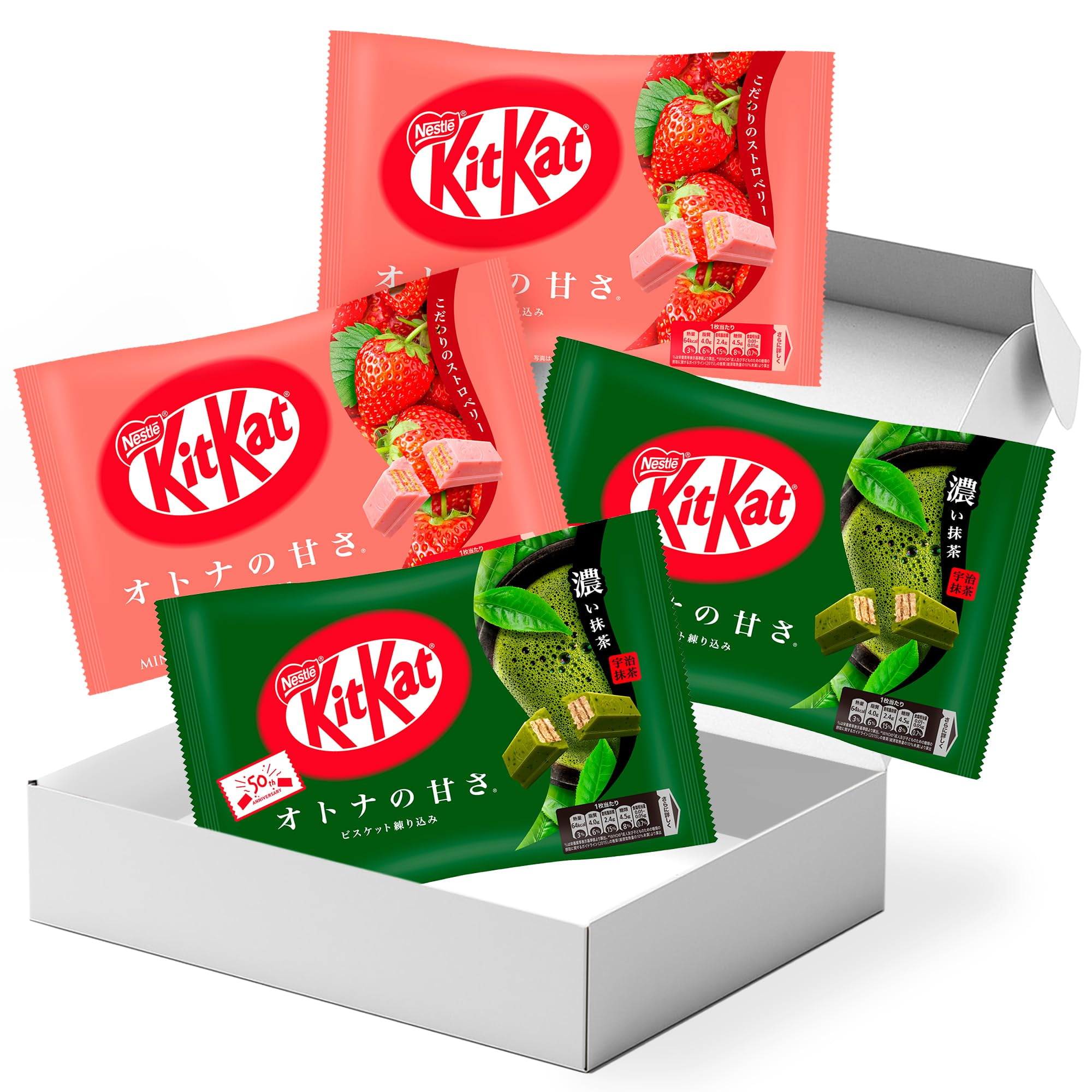 Authentic Japanese CM31 Kit Kat Snack Box with Variety Pack 2 Packs of ...