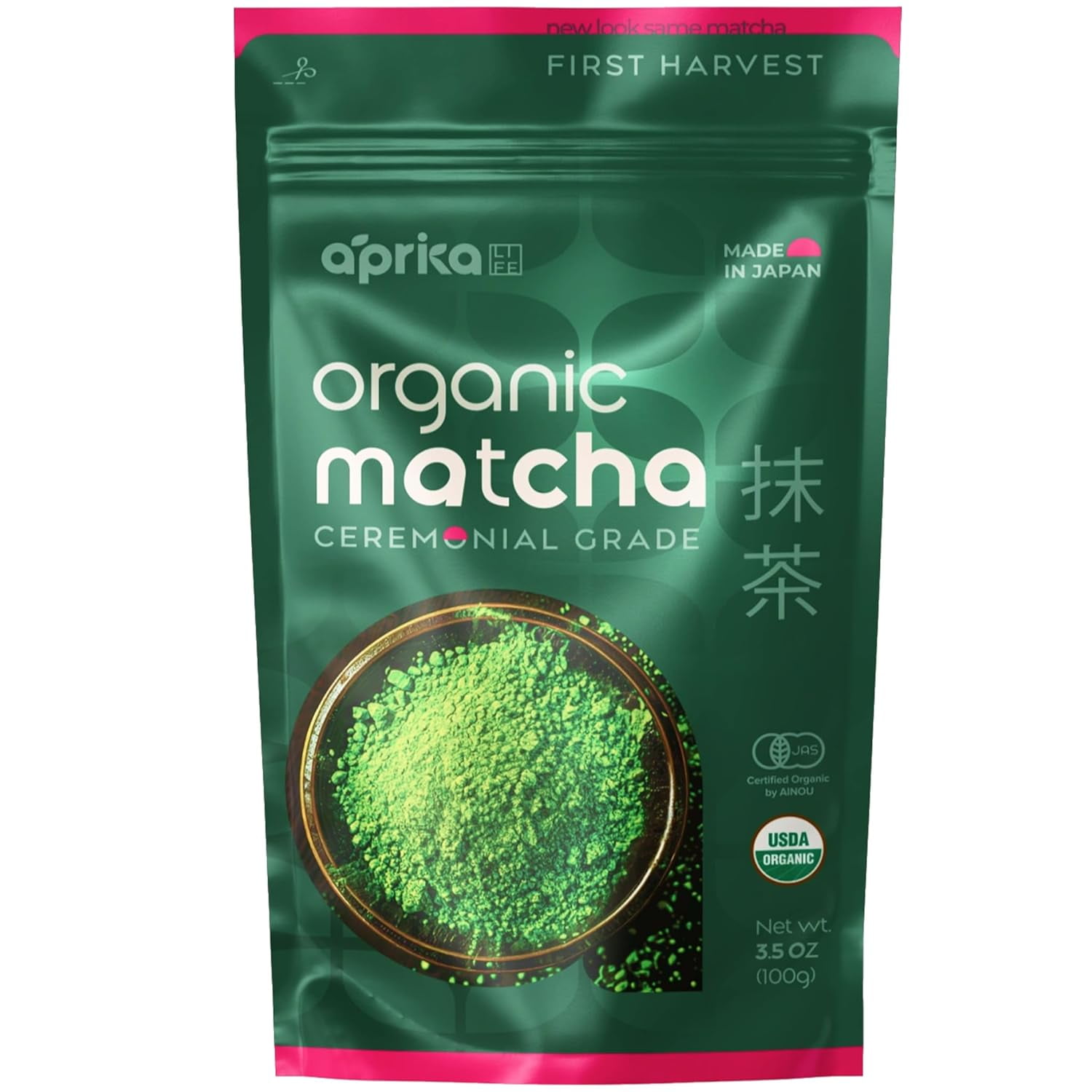Authentic Japanese Ceremonial Grade Matcha Powder - First Harvest ...