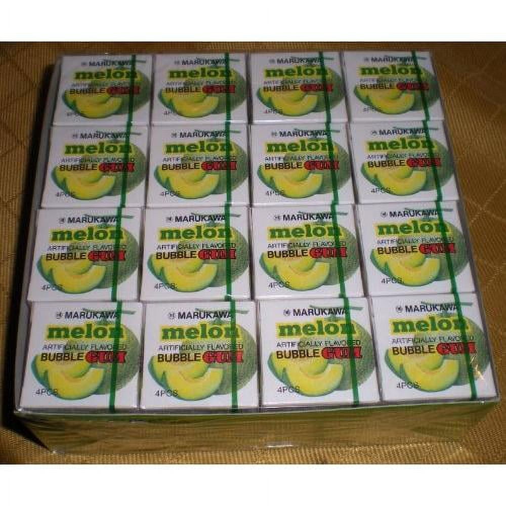 Authentic Japanese Marukawa Melon Flavored Fusen Gum Packs - Walmart.com