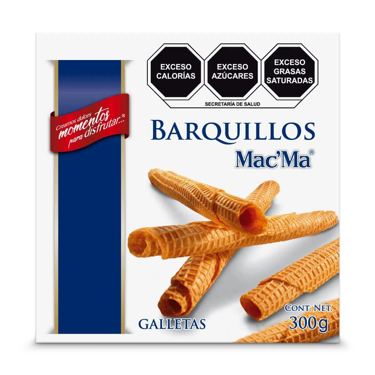 Authentic Mac'Ma Barquillos Wafer DMF15 cookies galletas 10.58 OZ ...
