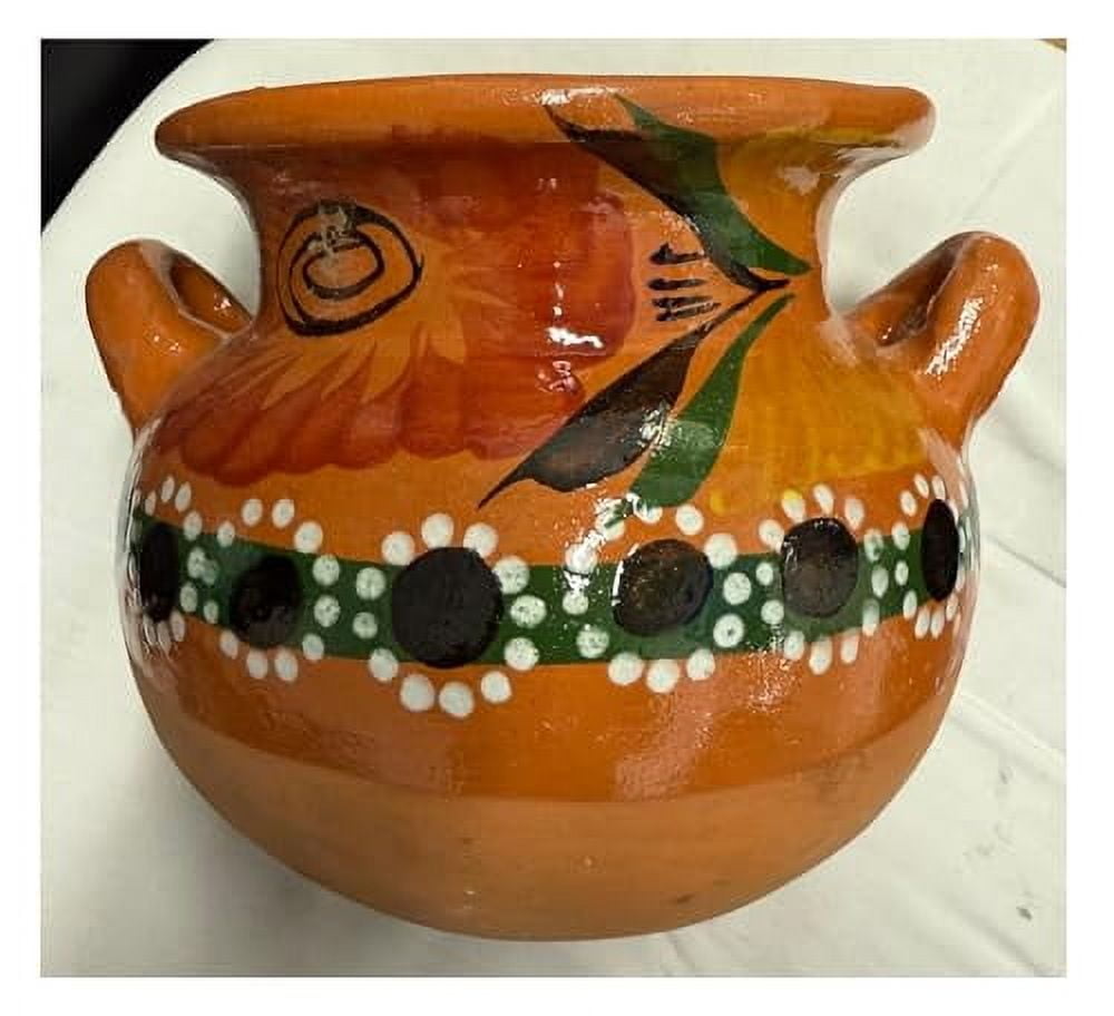 Authentic Mexican Barro Olla Jarro De Tonala Bola Grande Mexicana ...