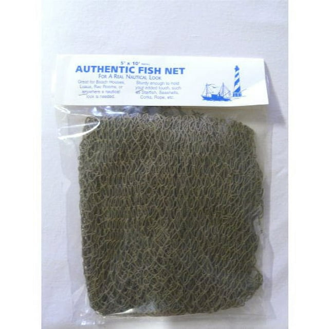 Authentic Nautical Fish Net - Decorative Use 5' X 10' New - Walmart.com