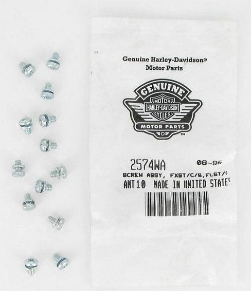 Authentic New OEM Harley Davidson 2574WA Screw Fxst/C/S Flst - Walmart.com