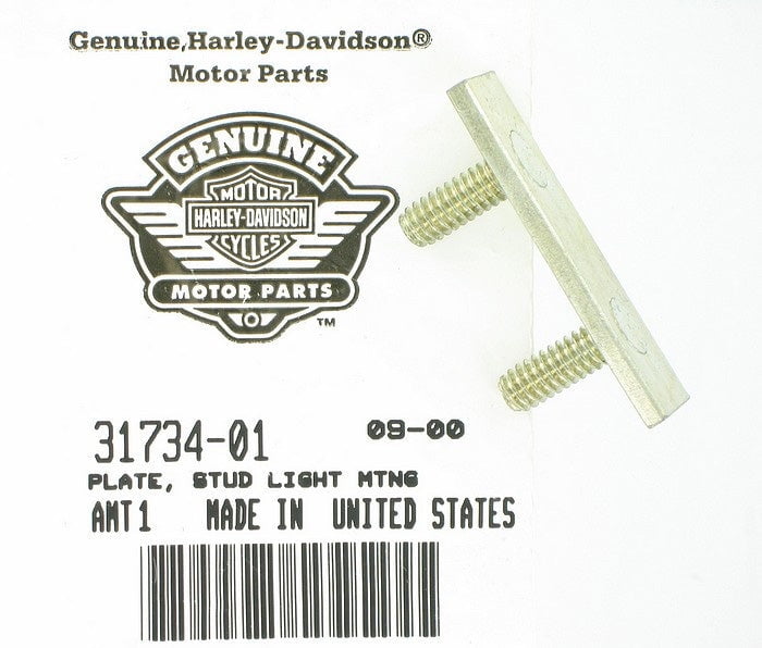 New OEM Genuine Harley-Davidson Plate Stud Light Mounting, 31734-01 ...