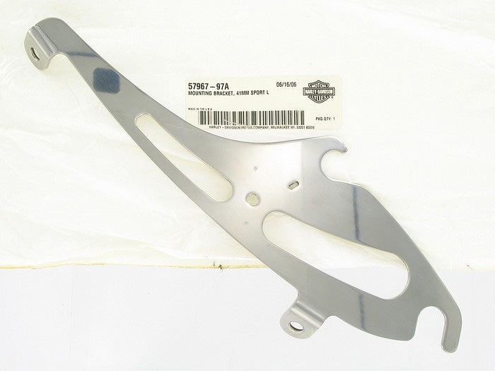 New OEM Genuine Harley-Davidson Left Mounting Bracket 41Mm Sport ...