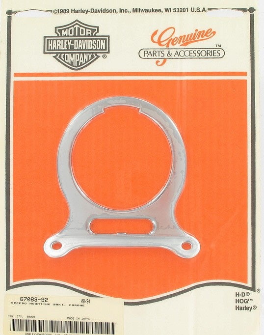 New OEM Genuine Harley-Davidson Mounting Bracket Speedometer, 67083-92 ...