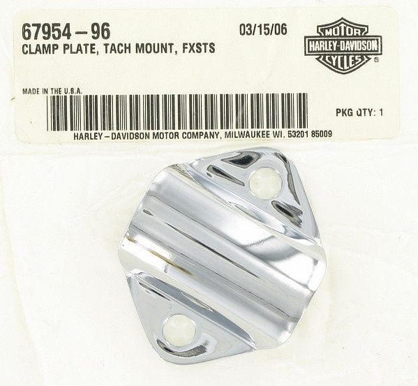 New OEM Genuine Harley-Davidson Clamp Plate Tachometer Mount, 67954-96 ...