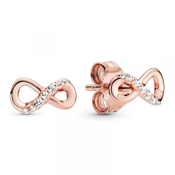 Pandora - Sparkling Infinity Stud Earrings - - Walmart.com