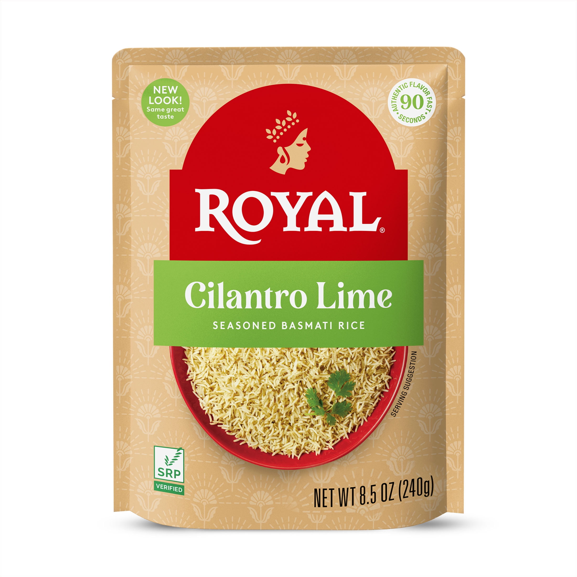 Authentic Royal Ready-to-Heat Long Grain Basmati Rice - Cilantro Lime ...