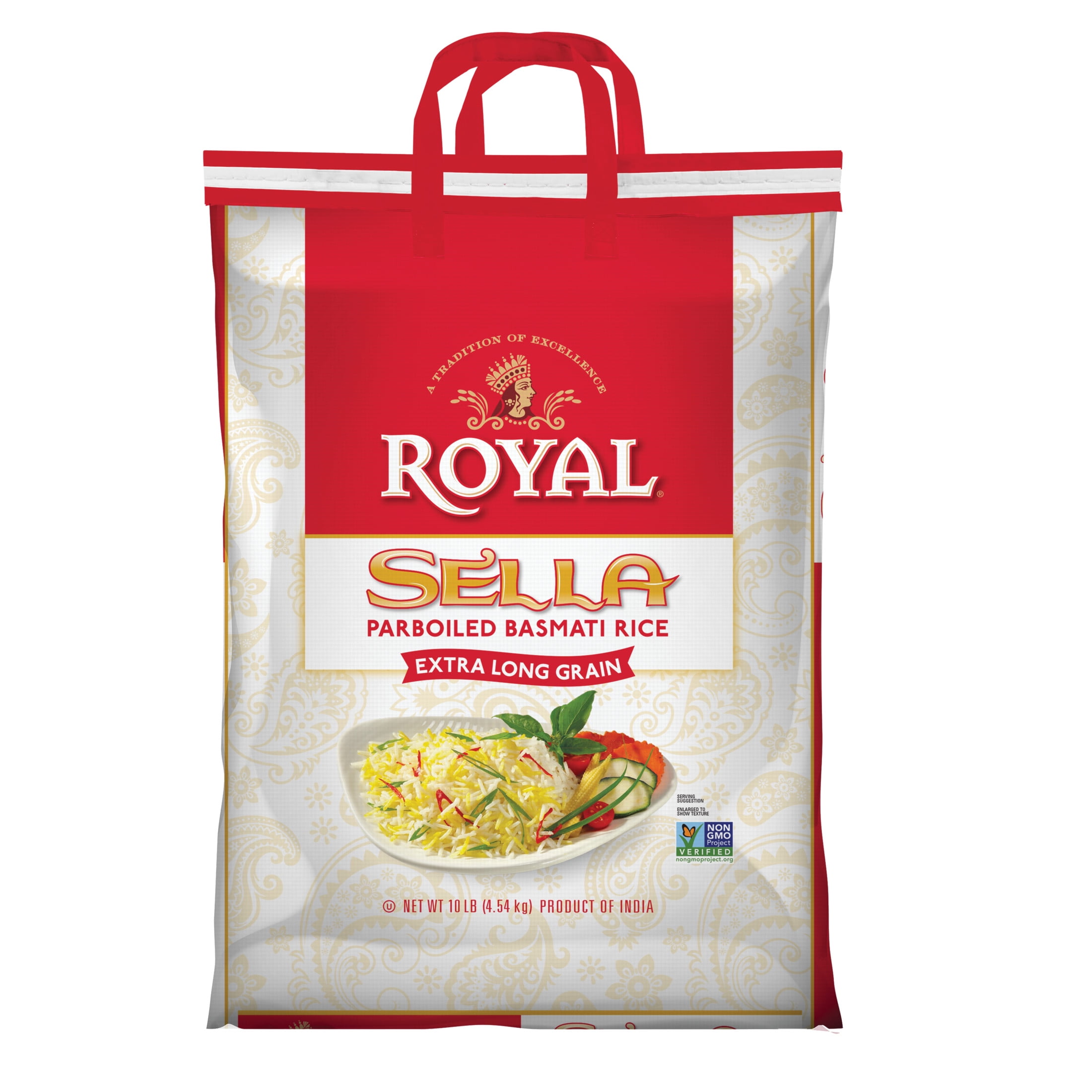 Authentic Royal Sella Basmati Rice, 10lbs - Walmart.com