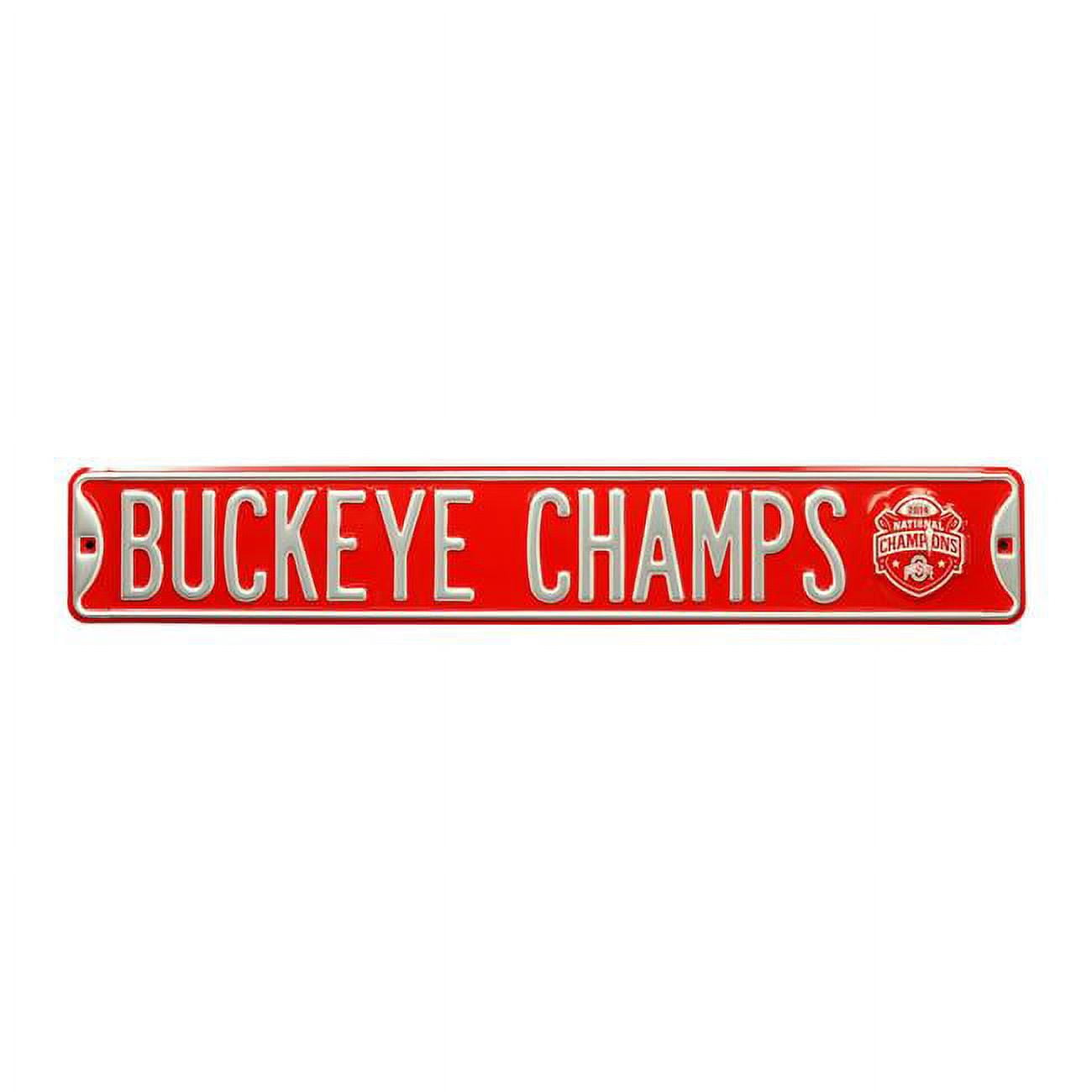 Authentic Street Signs 70417 2014 Buckeye Champs Logo - Walmart.com