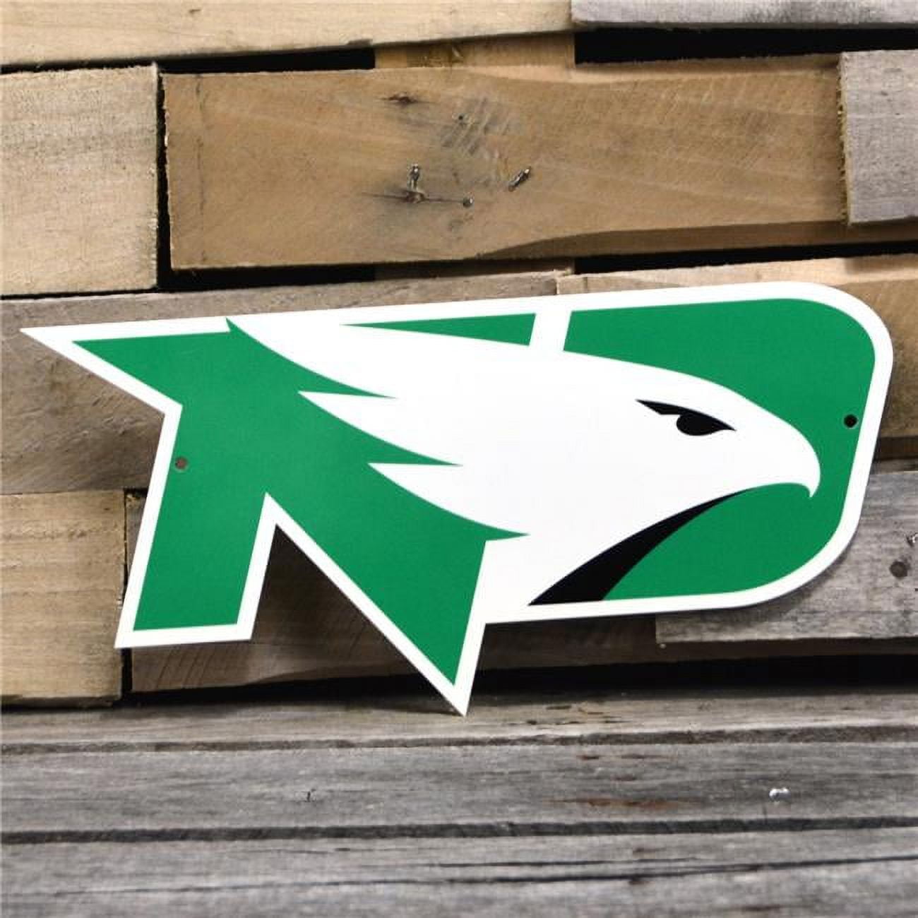 Authentic Street Signs 90068 12 in. North Dakota Fighting Hawks Steel ...