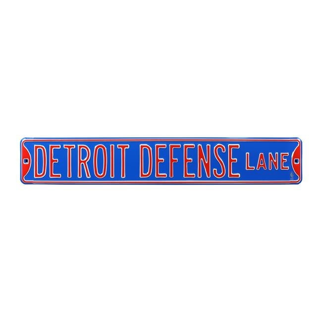 Authentic Street Signs Detroit Defense Lane Street Sign - Walmart.com