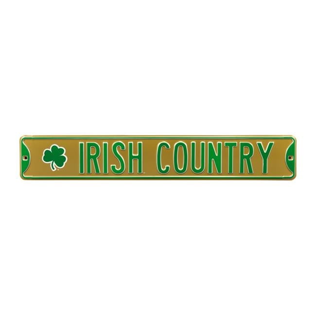 Authentic Street Signs Irish Country with Shamrock Logo - Walmart.com