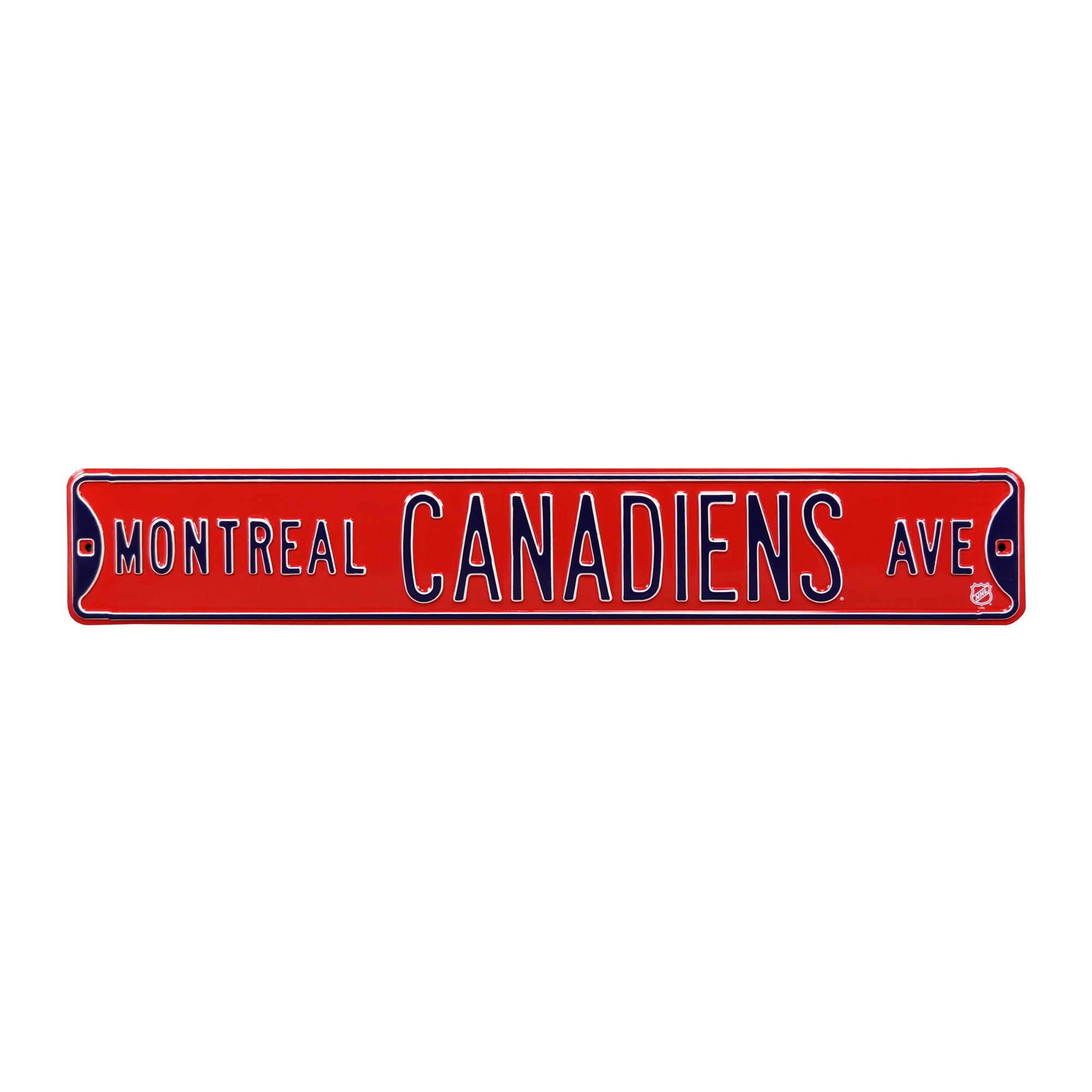 Red Montreal Canadiens 6" x 36" Steel Street Sign - Walmart.com