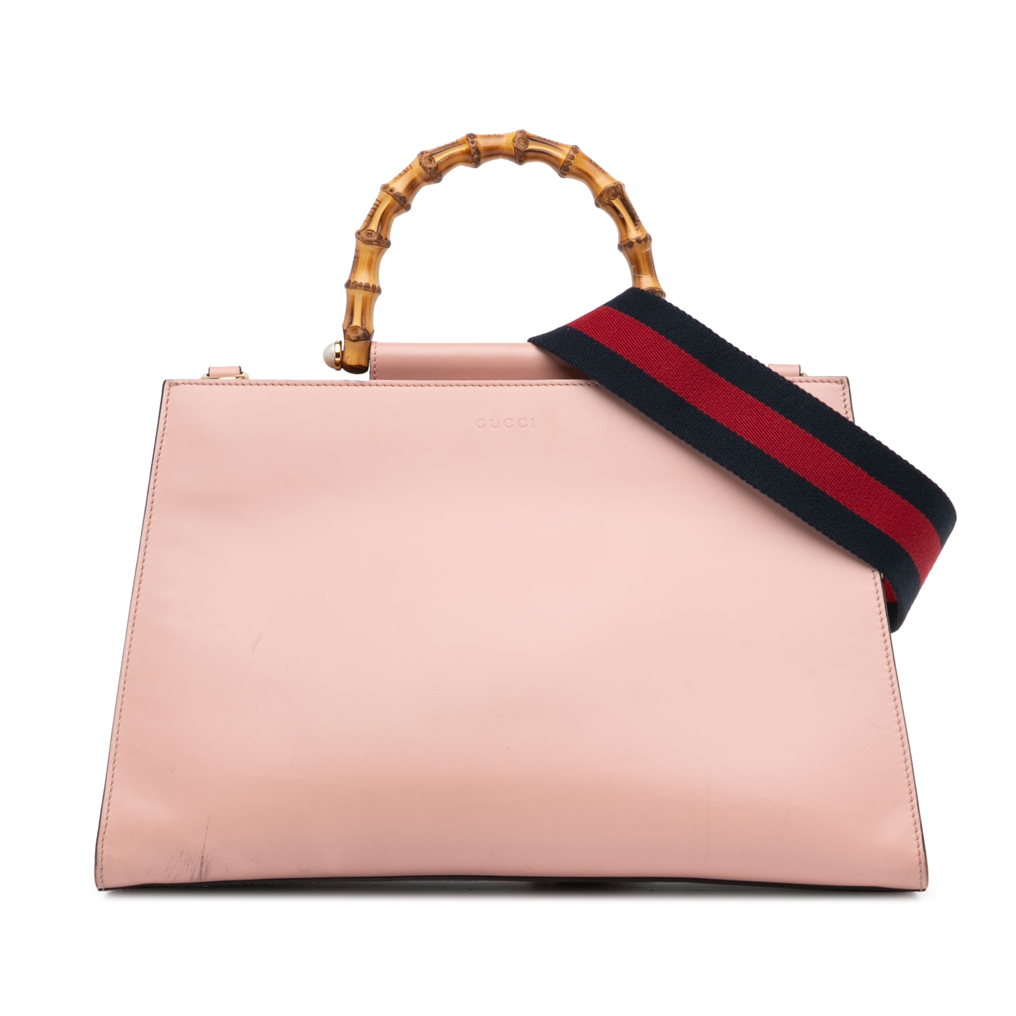 Pre-Owned Authenticated Gucci Satchel Calf Light Pink Women - Walmart.com