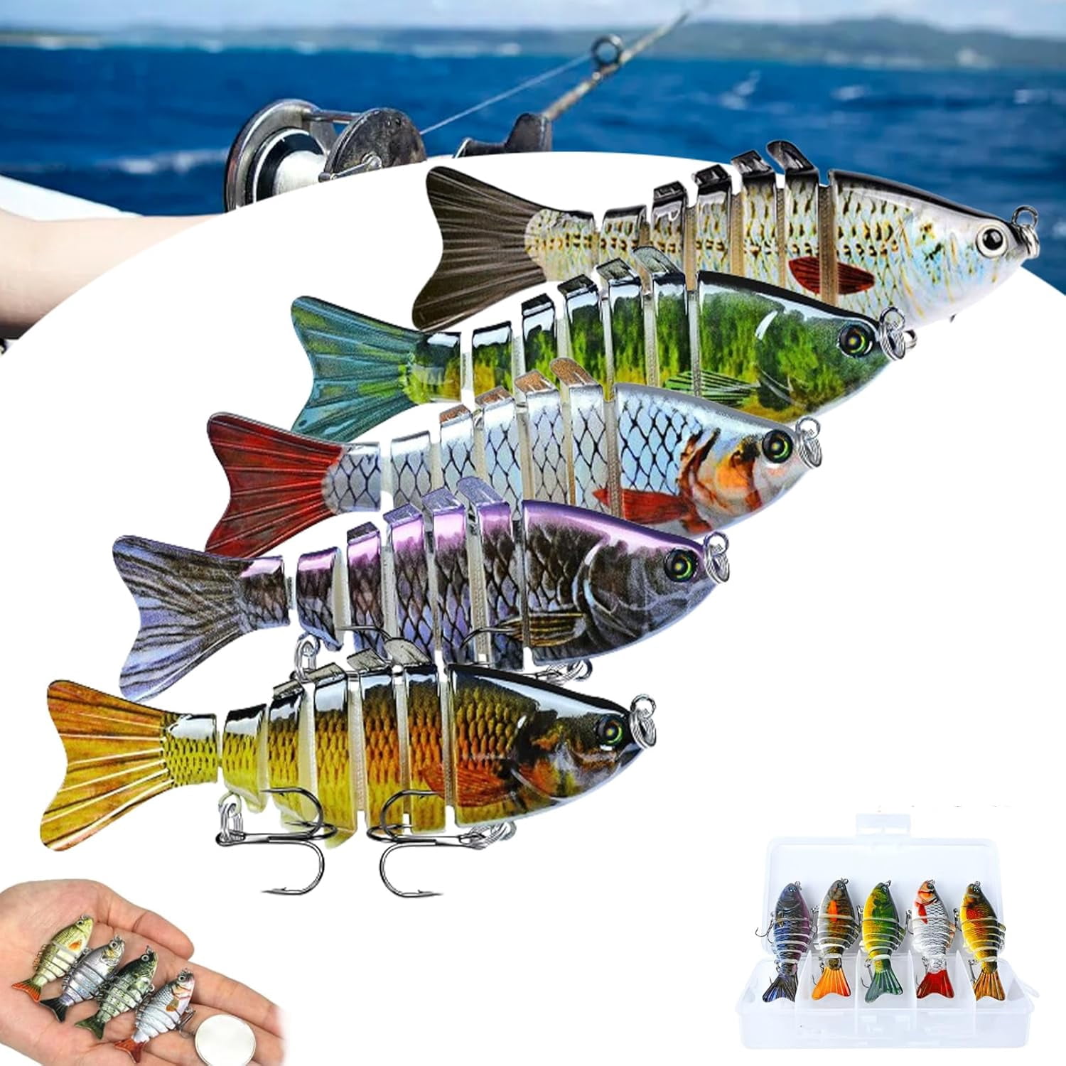 Authenticj Bionic Swimming Lure - Suitable for All Kinds of Fishing ...