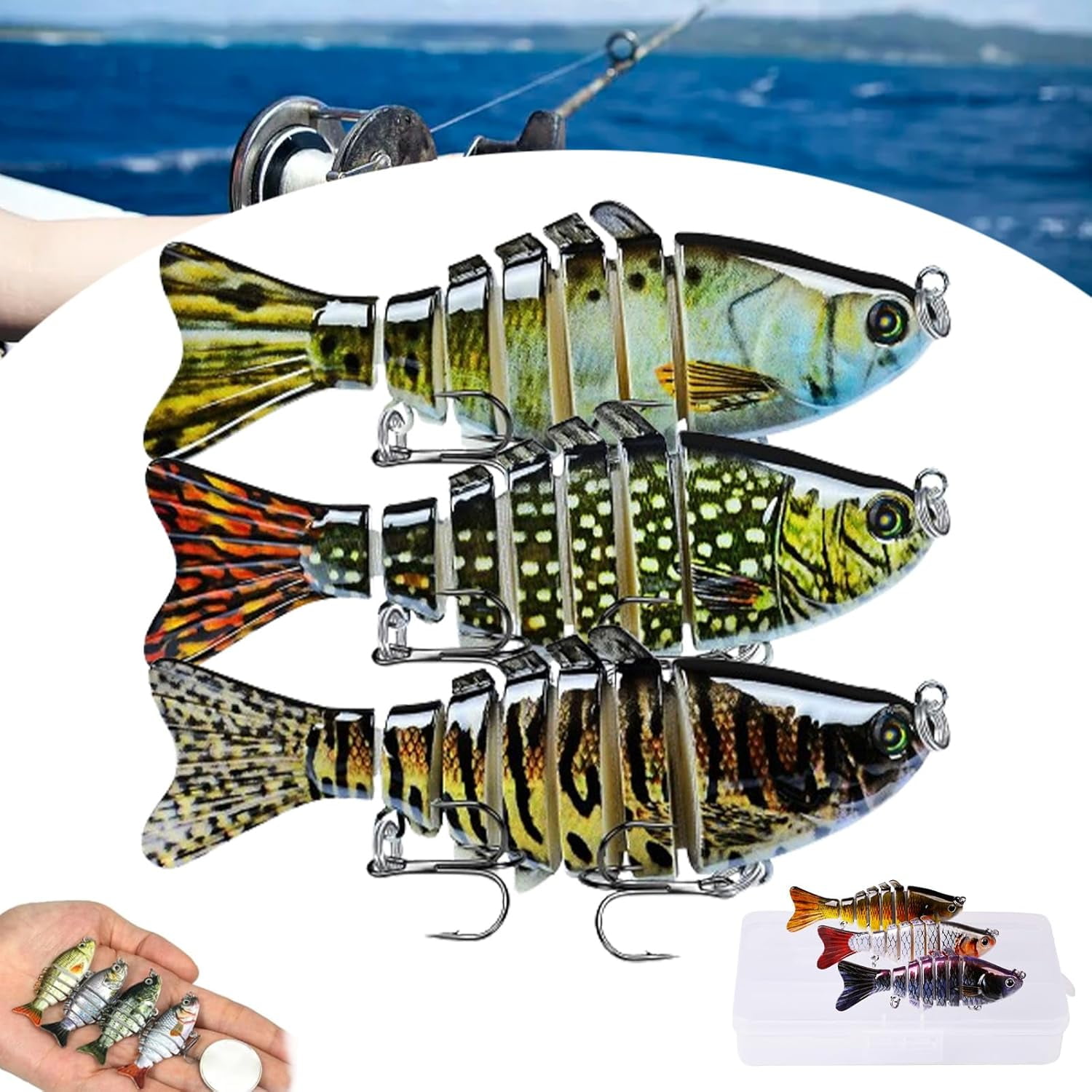 Authenticj Bionic Swimming Lure - Suitable for All Kinds of Fishing ...