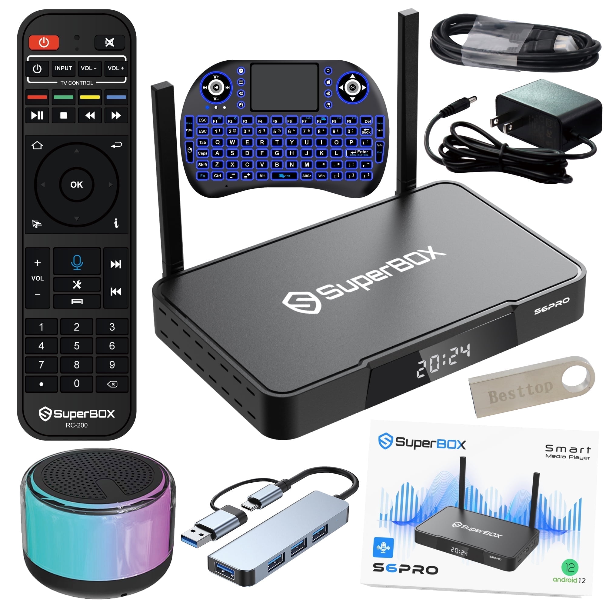 Authorised Latest Super Box S6 Pro 2025 Fully, 4GB RAM+32GB Storage ...