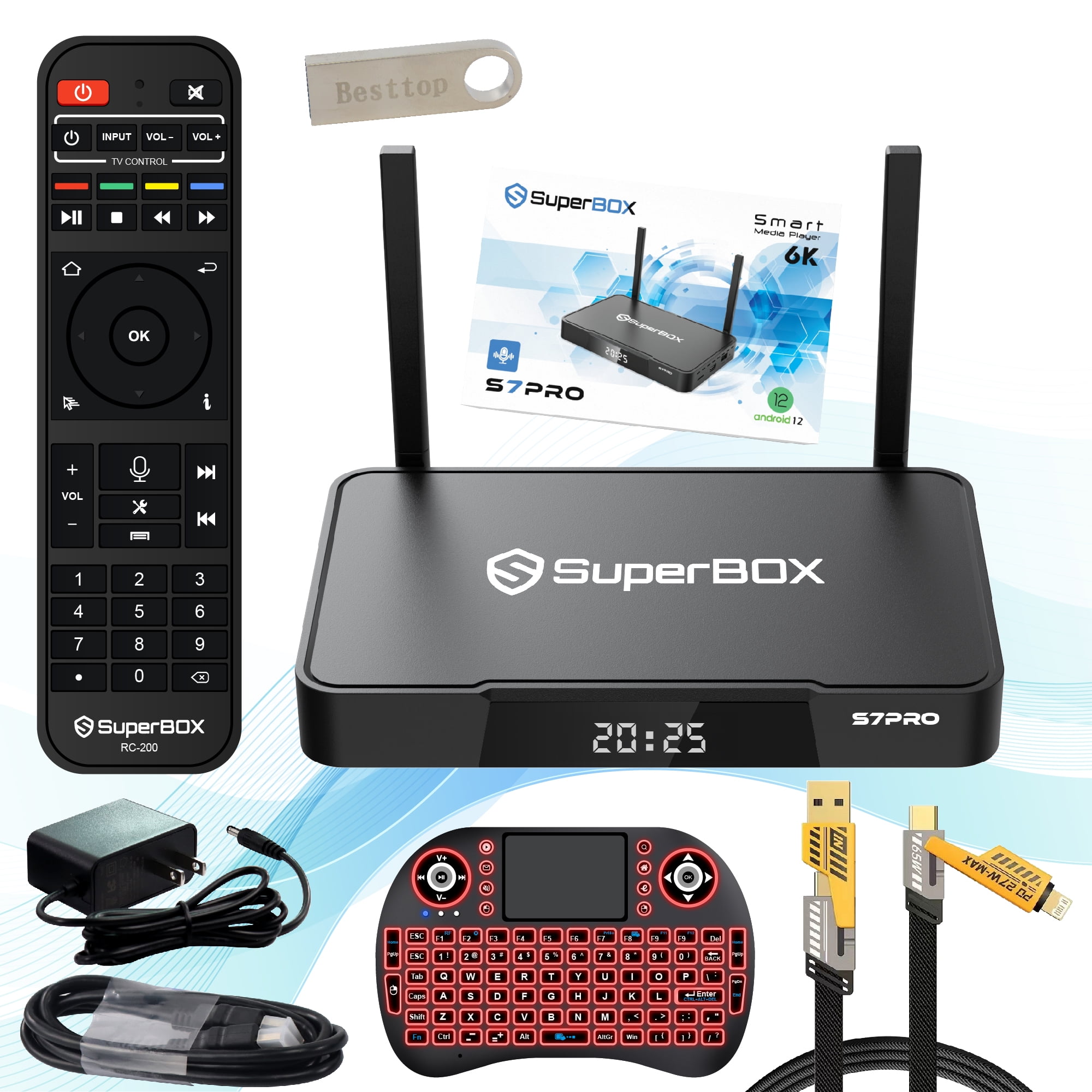 Authorised S7 Pro Superbox 2026 Fully Loaded with 4G+32GB Storage ...