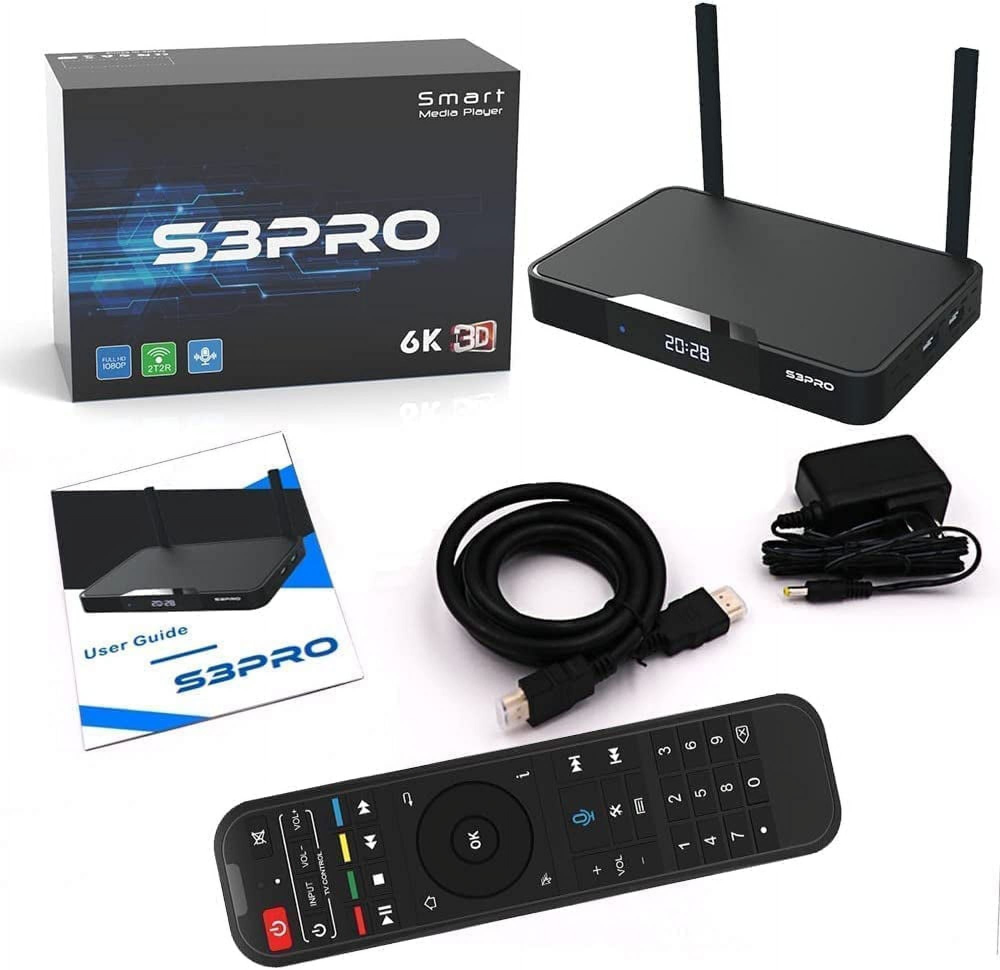 Authorized Seller 2023 Newest Super Box S3 Pro Tv Box with Voice Remote ...