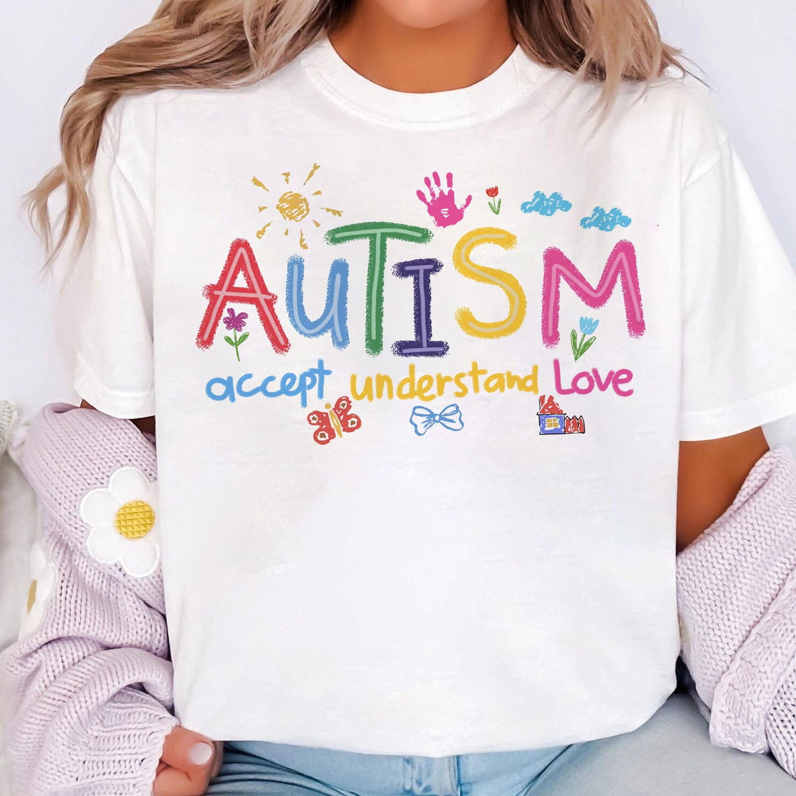 Autism Accept Understand Love T-Shirt, Autism Puzzle Tee, Autism ...